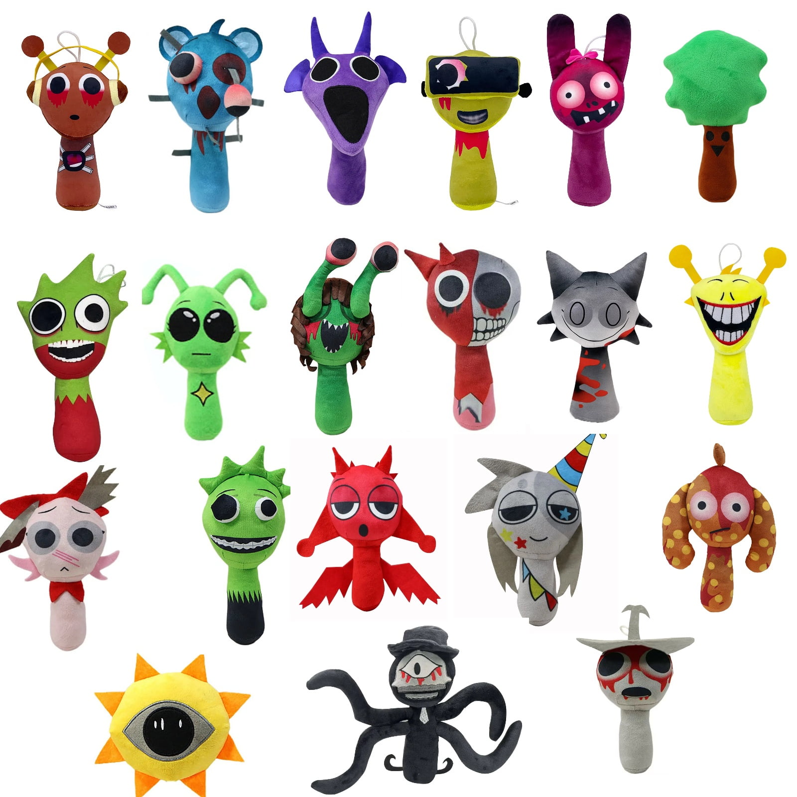 10 Inch Sprunki Plush Collection: Adorable Game-Themed Stuffed Animals ...