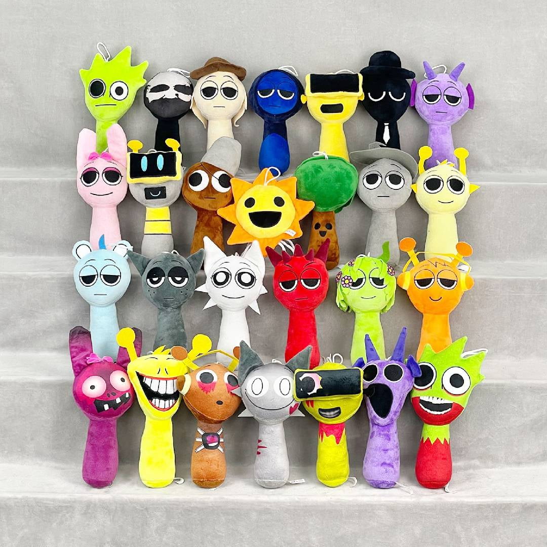 10 Inch Sprunki Plush Collection: Adorable Game-Themed Stuffed Animals ...