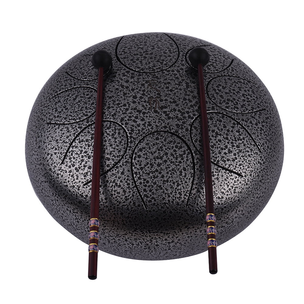 10 Inch Steel Tongue Drum Handpan Drum Hand Drum Percussion Instrument ...