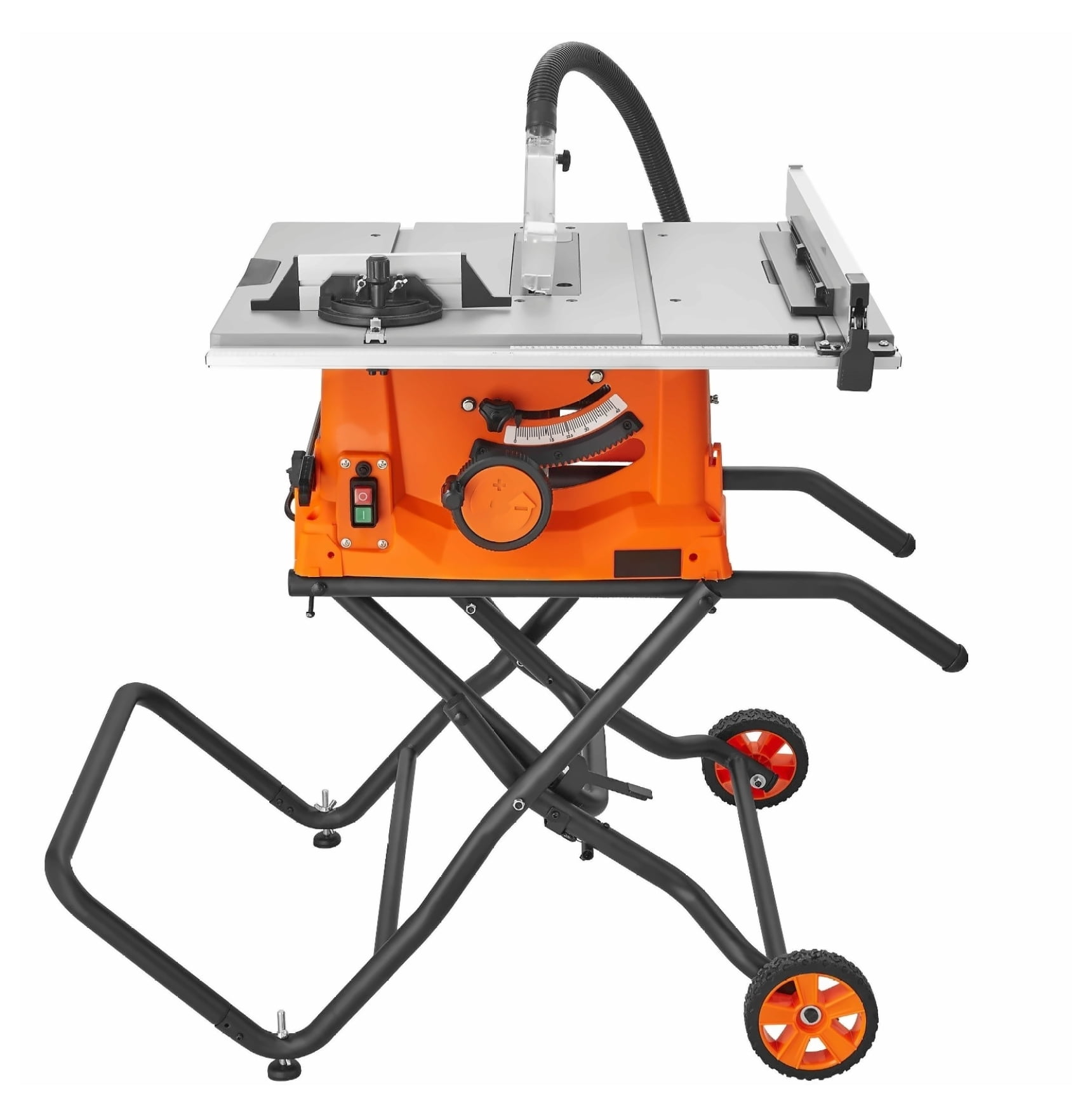 10 Inch Table Saw with Stand - Electric Cutting Machine 5000 RPM - 25in ...