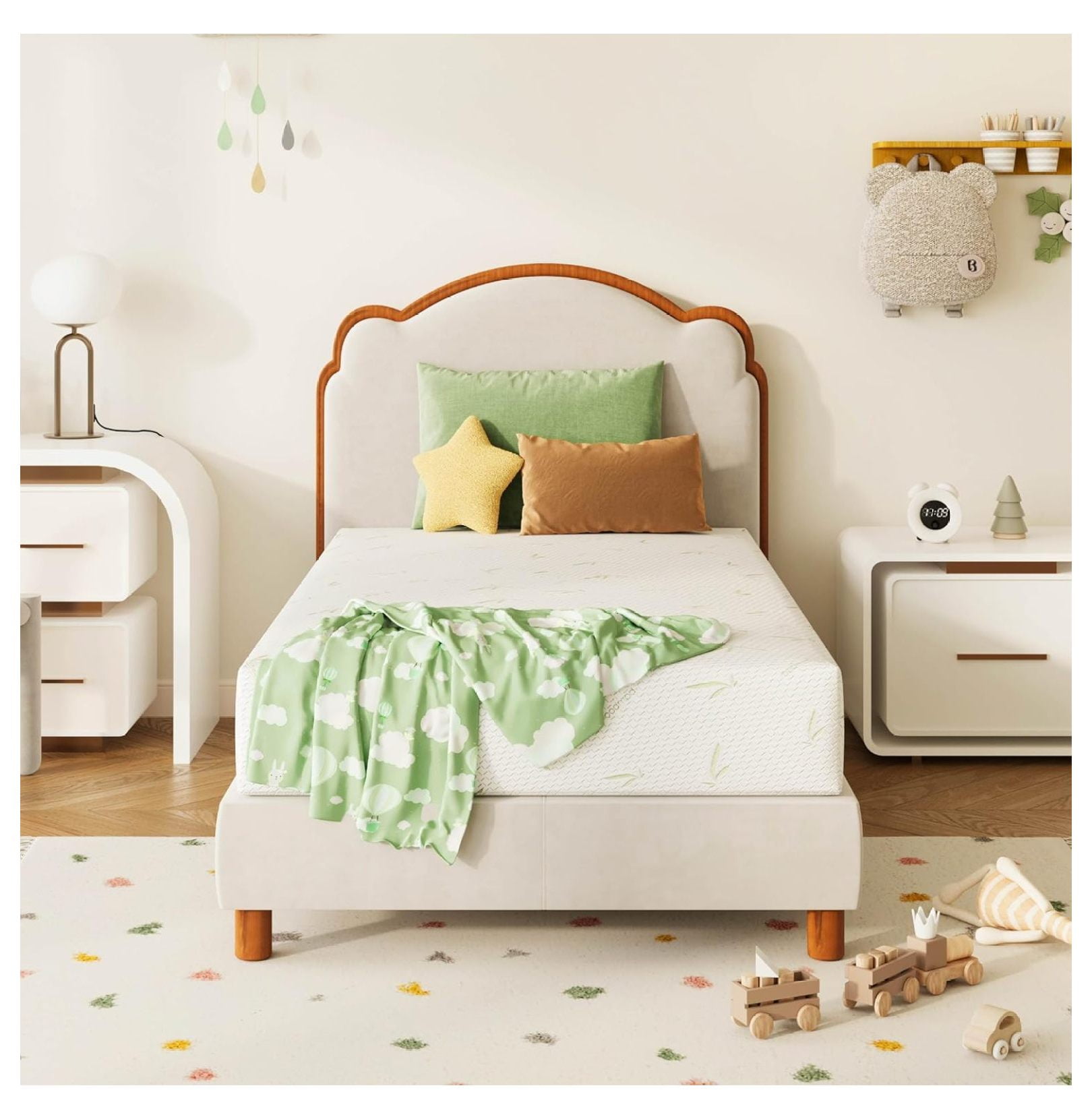 10 Inch Twin Mattress for Kids & Bunk Beds, Cooling Memory Foam with ...