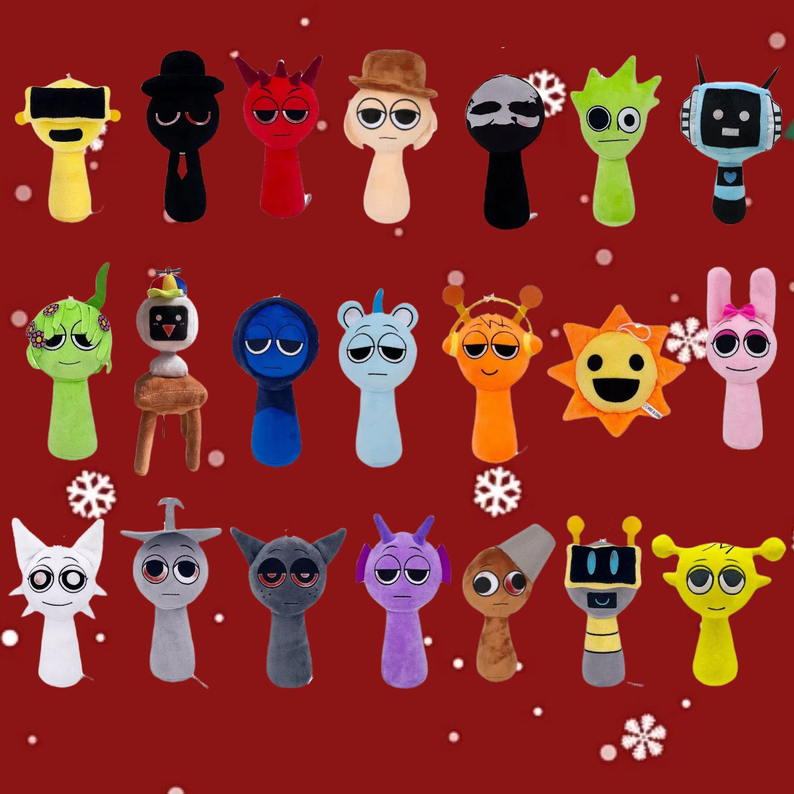 10 Inch Ultimate Sprunki Plush Toys: Soft, Huggable Game-Inspired ...