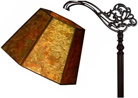 10 Inch Uno Down Bridge Mica Lamp Shade Replacement for Floor Lamps ...