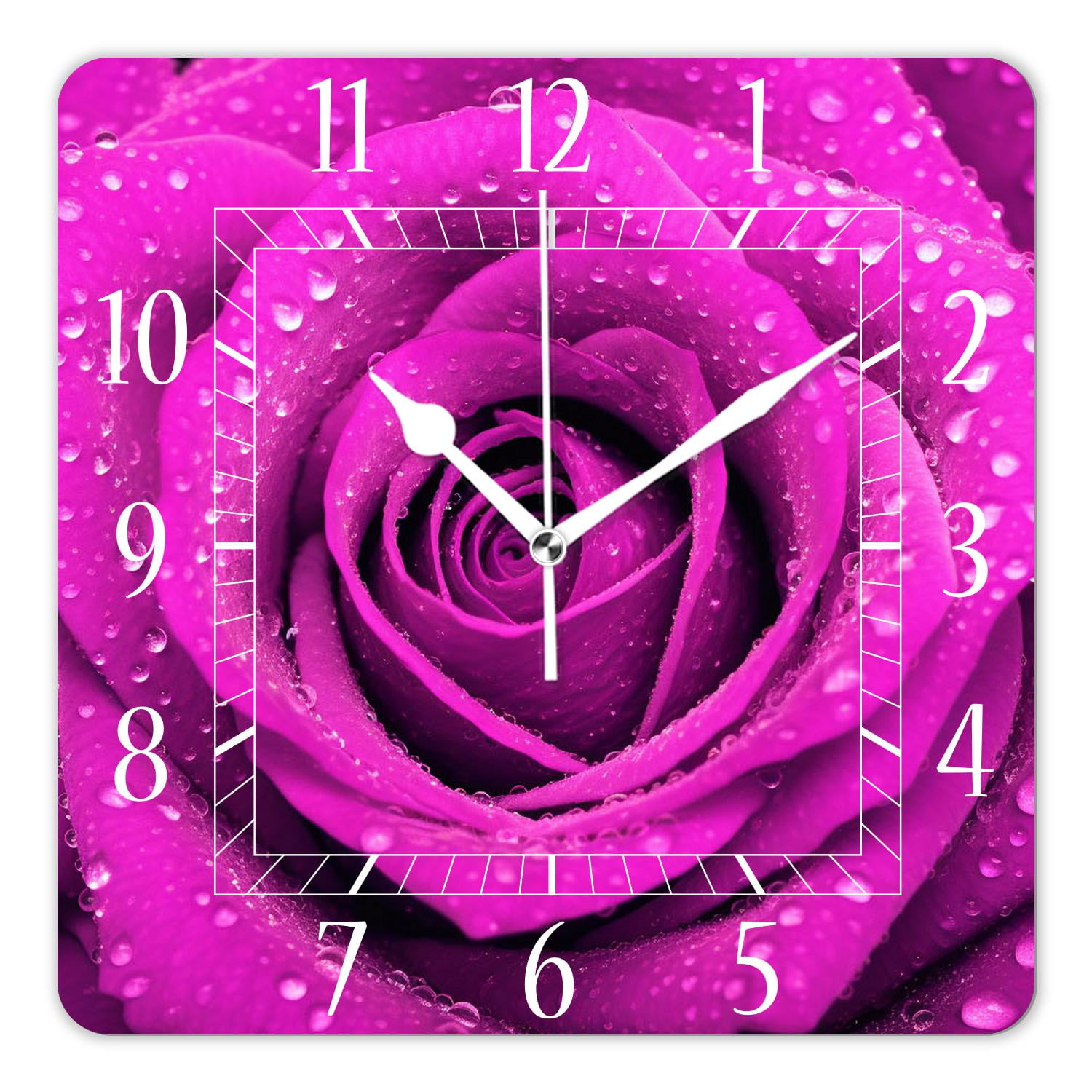 10 Inch Wall Clock Battery Operated Silent Clock Decorative for Office ...
