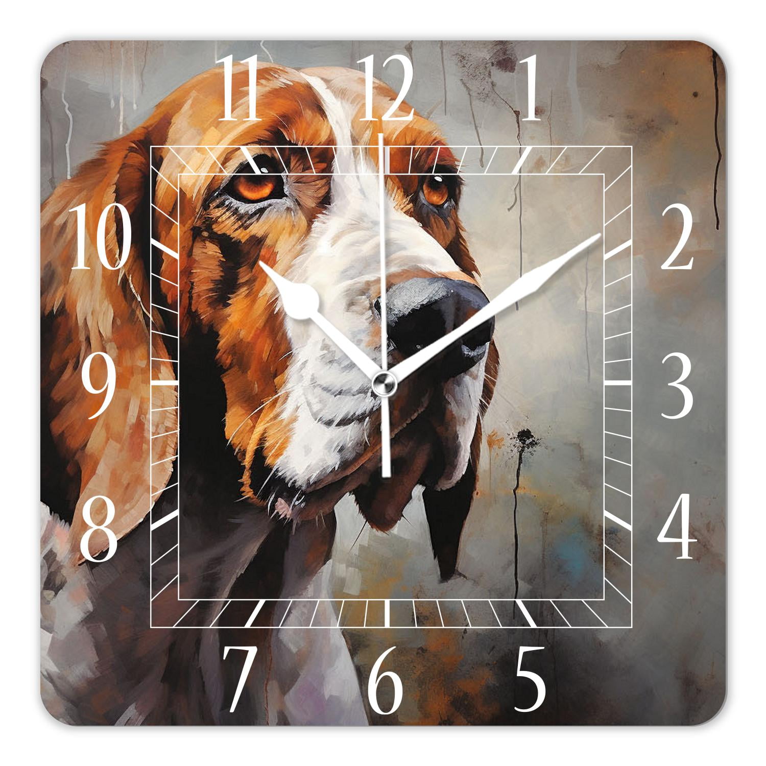 10 Inch Wall Clock Battery Operated Silent Clock Decorative for Office ...