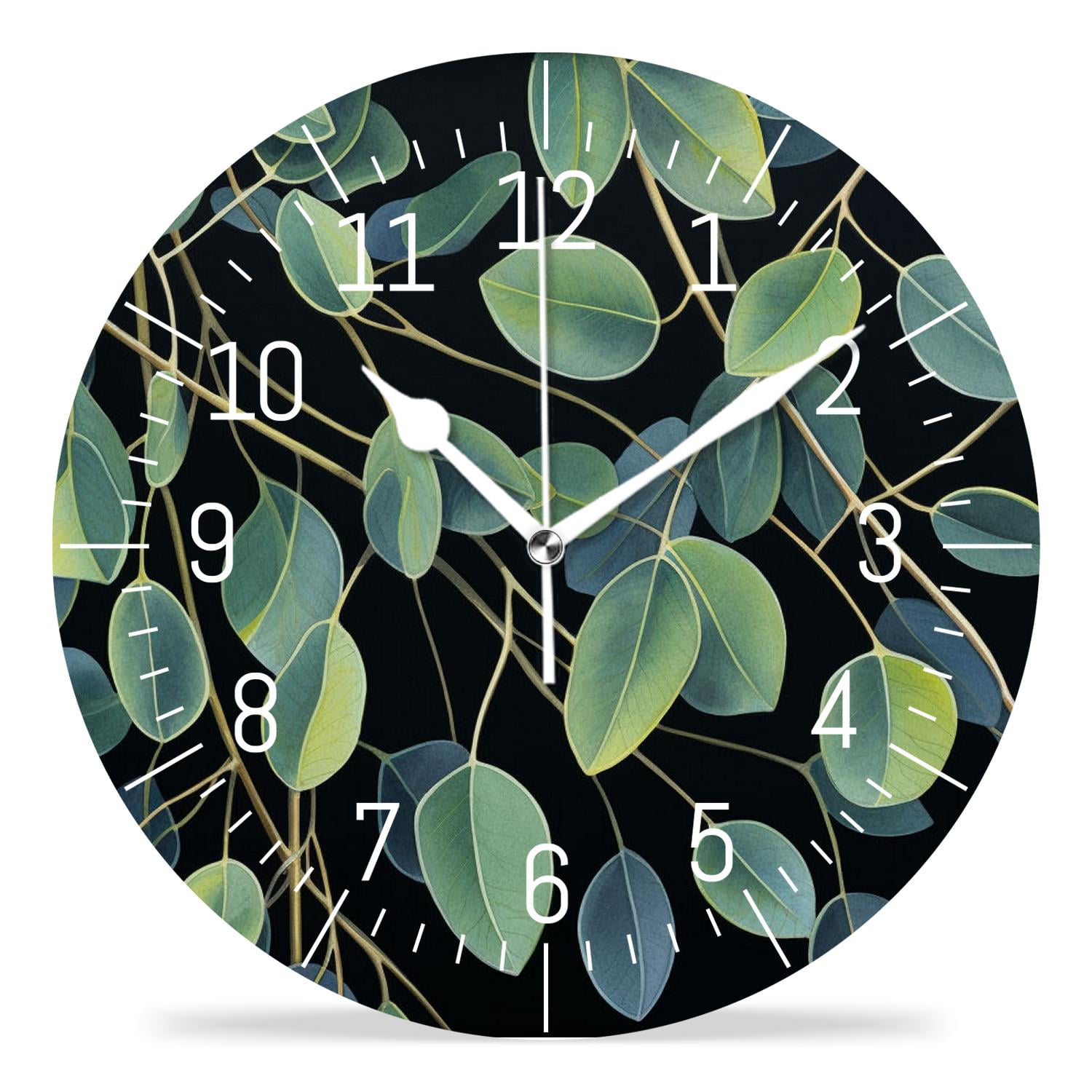 10 Inch Wall Clock Battery Operated Silent Clock Decorative for Office ...