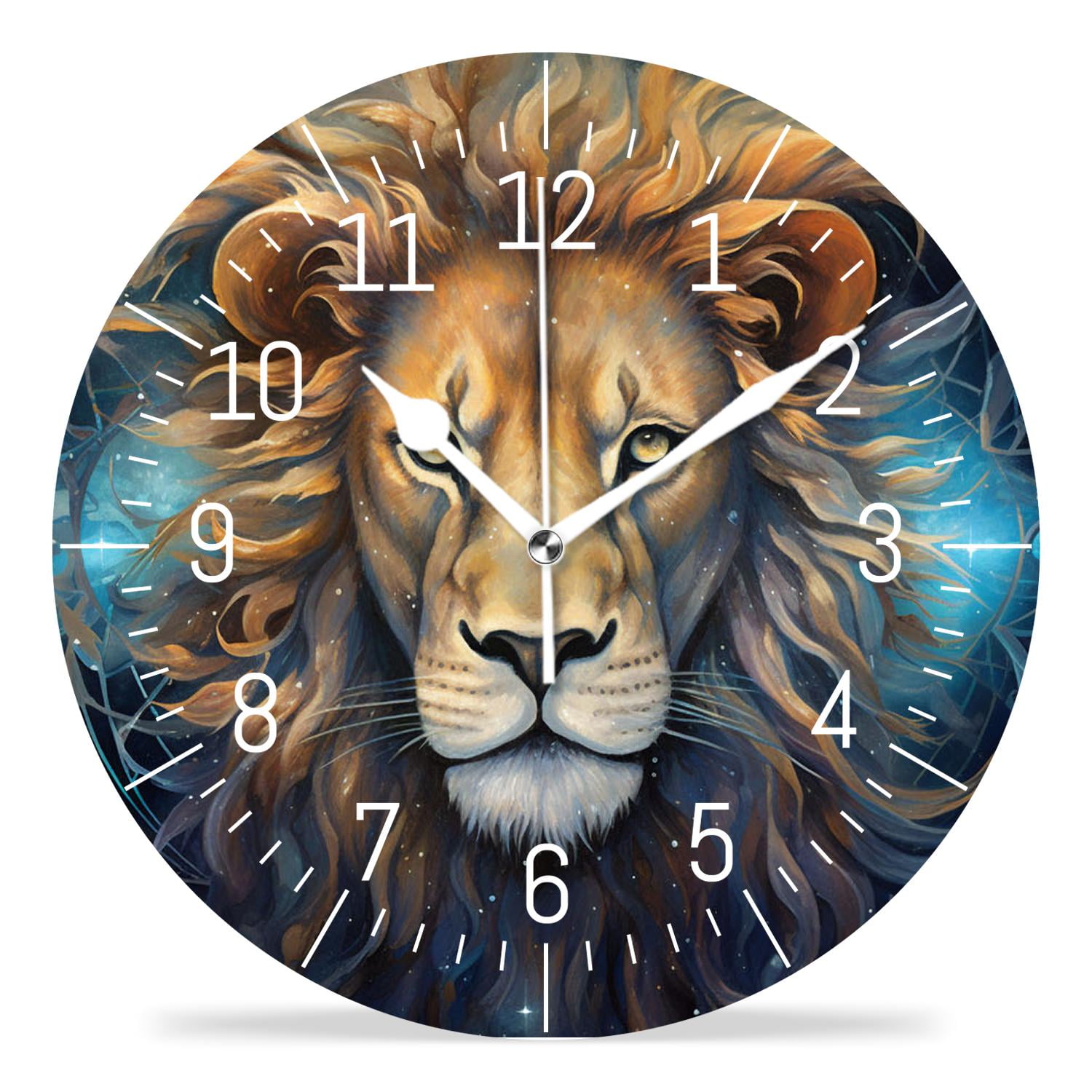 10 Inch Wall Clock Battery Operated Silent Clock Decorative for Office ...