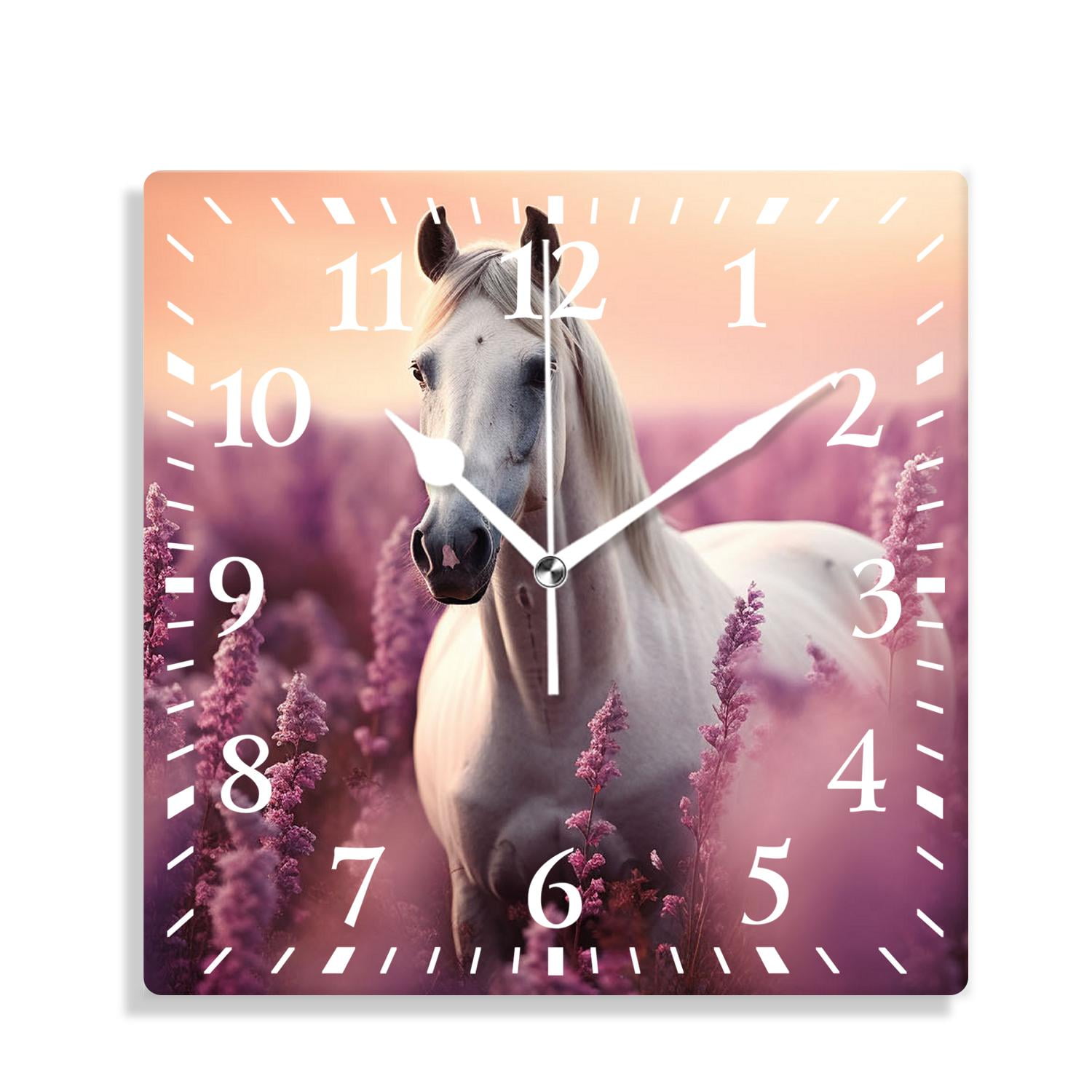 10 Inch Wall Clock Battery Operated Silent Clock Decorative for Office ...