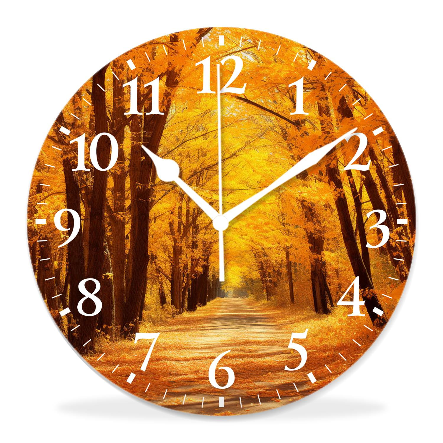 10 Inch Wall Clock Battery Operated Silent Clock Decorative for Office ...