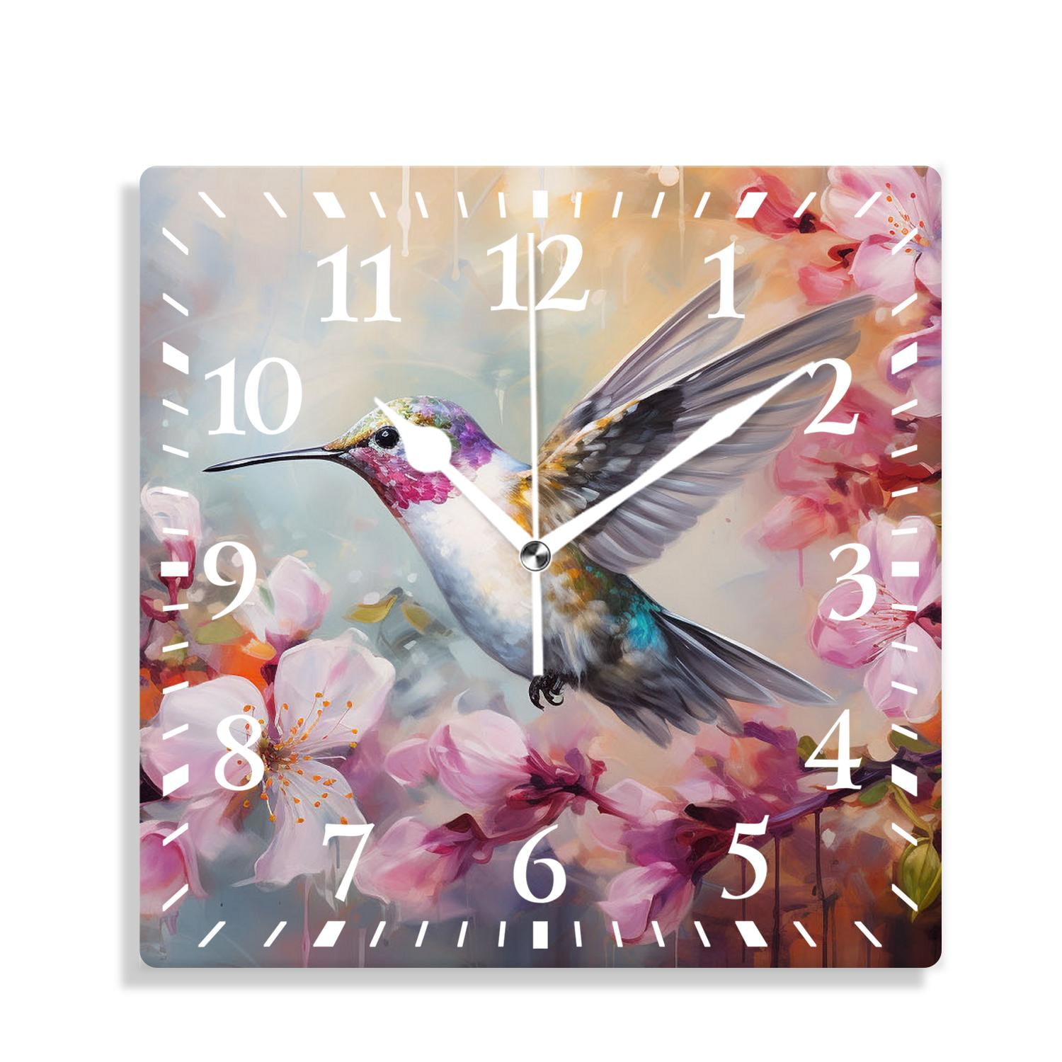 10 Inch Wall Clock Battery Operated Silent Clock Decorative for Office ...