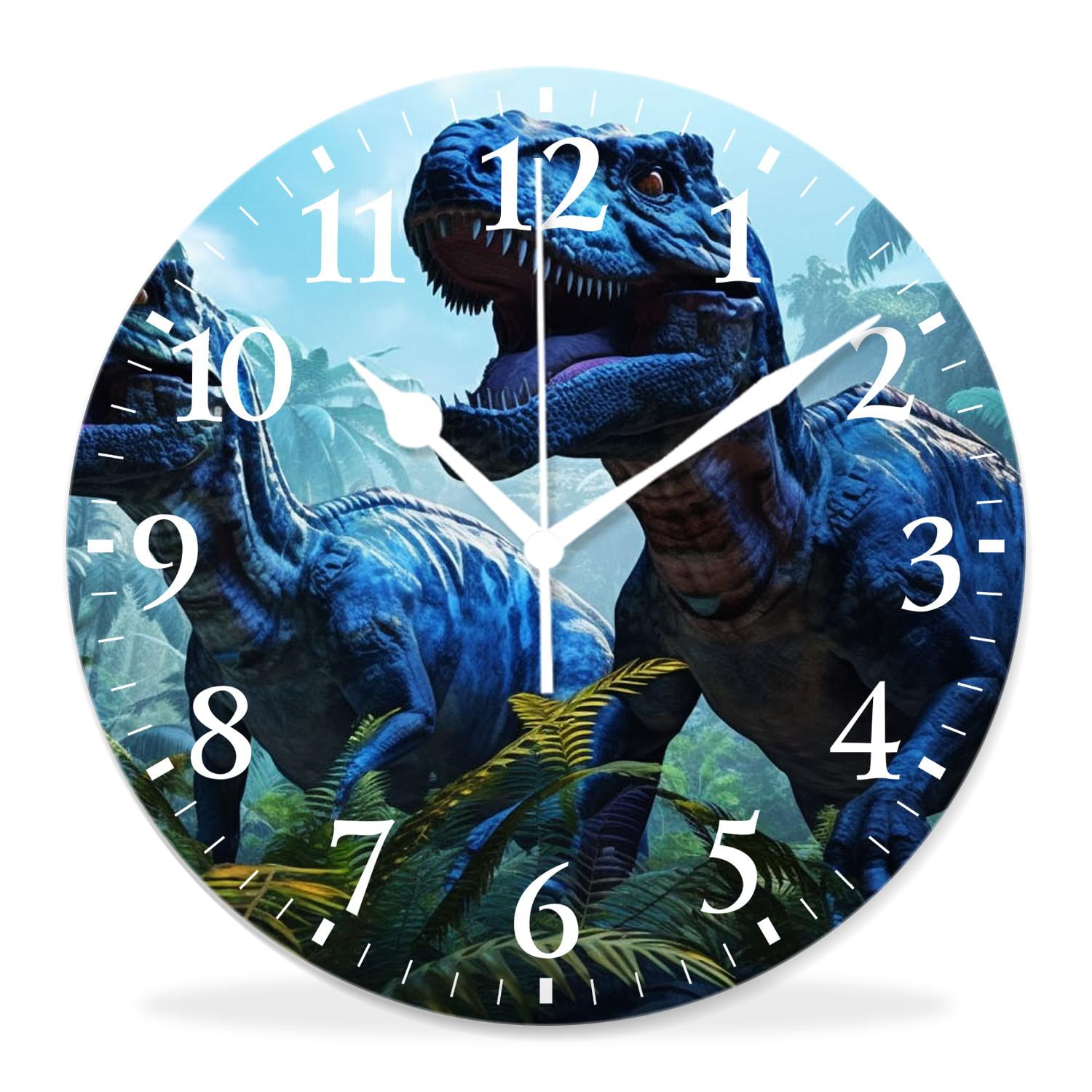 10 Inch Wall Clock Battery Operated Silent Clock Decorative for Office ...