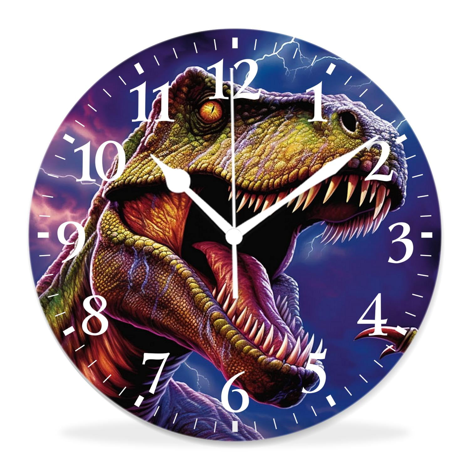 10 Inch Wall Clock Battery Operated Silent Clock Decorative for Office ...