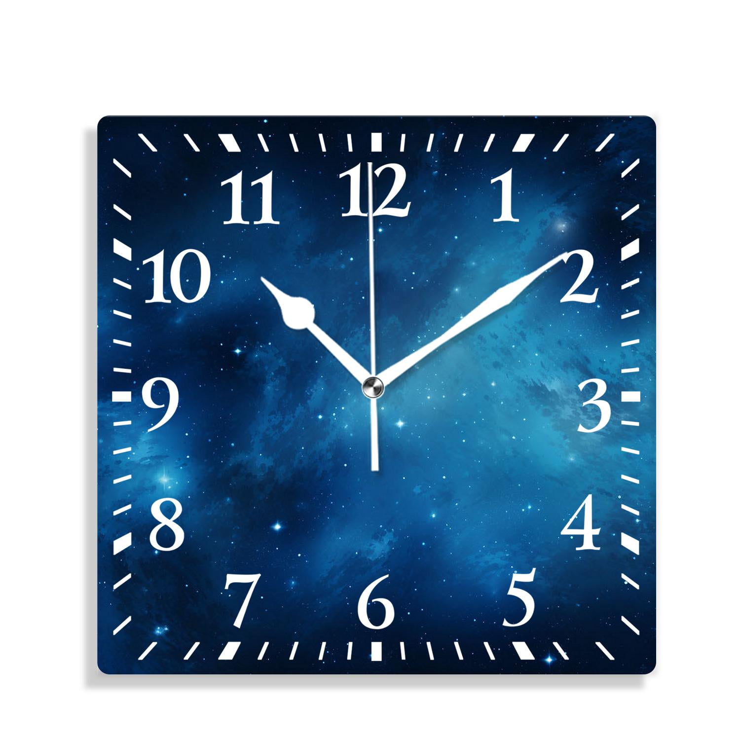 10 Inch Wall Clock Battery Operated Silent Clock Decorative for Office ...