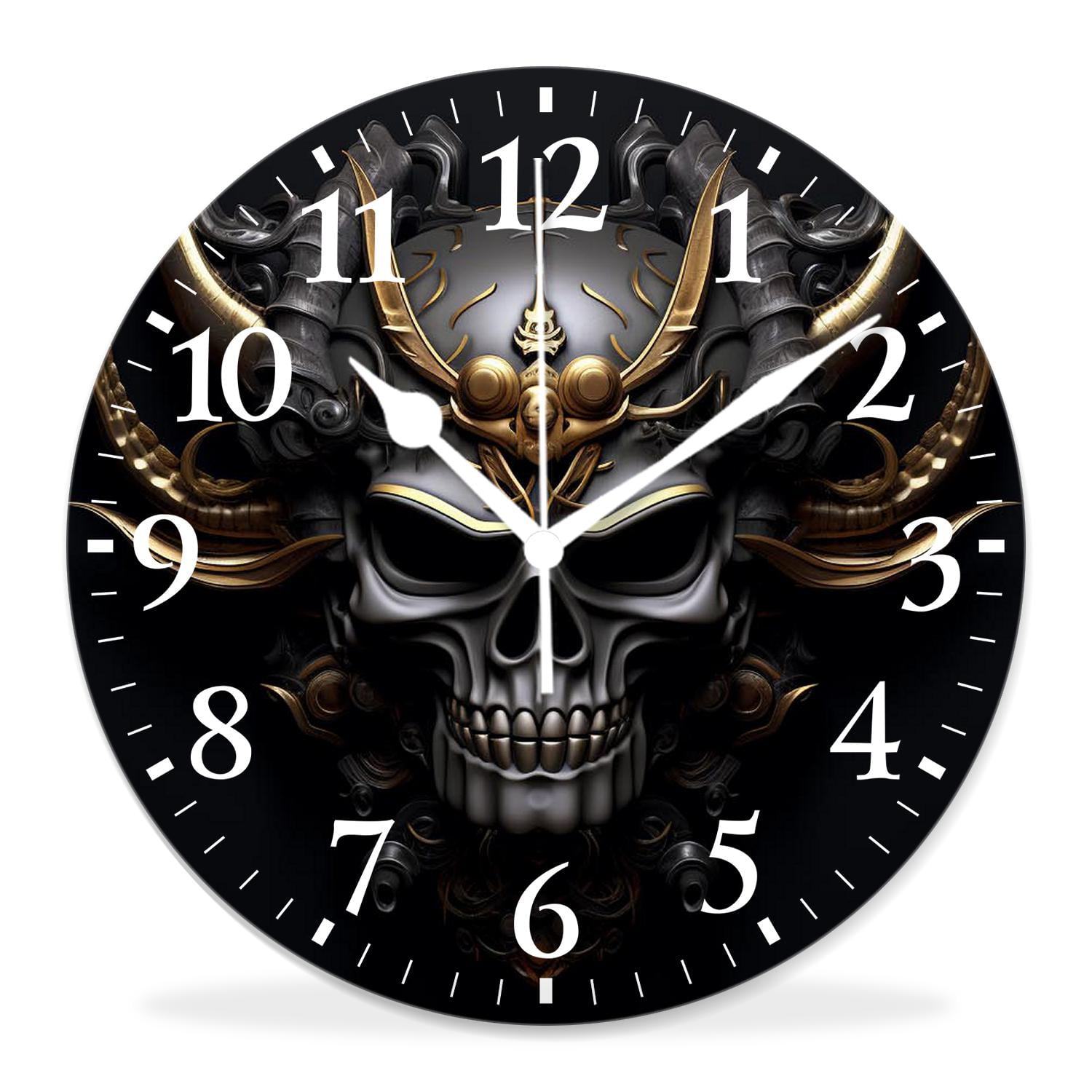10 Inch Wall Clock Battery Operated Silent Clock Decorative for Office ...