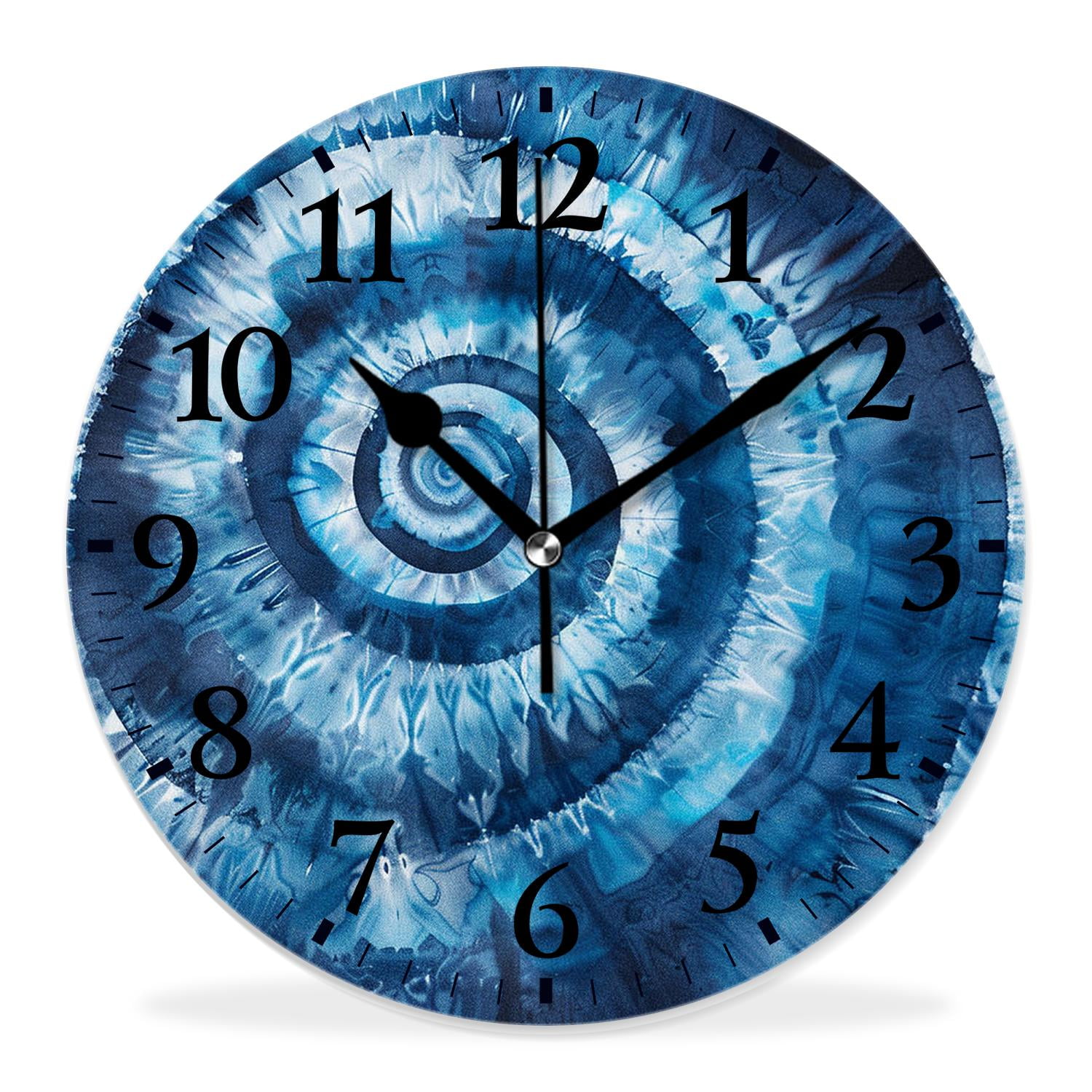 10 Inch Wall Clock Battery Operated Silent Clock Decorative for Office ...