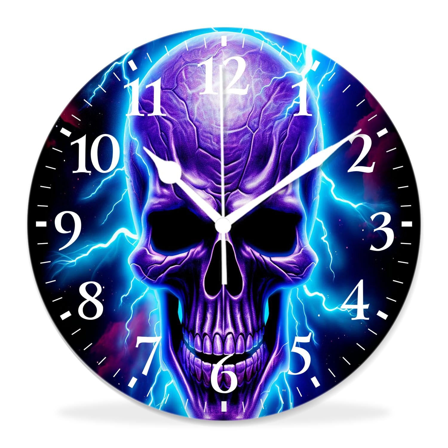10 Inch Wall Clock Battery Operated Silent Clock Decorative for Office ...