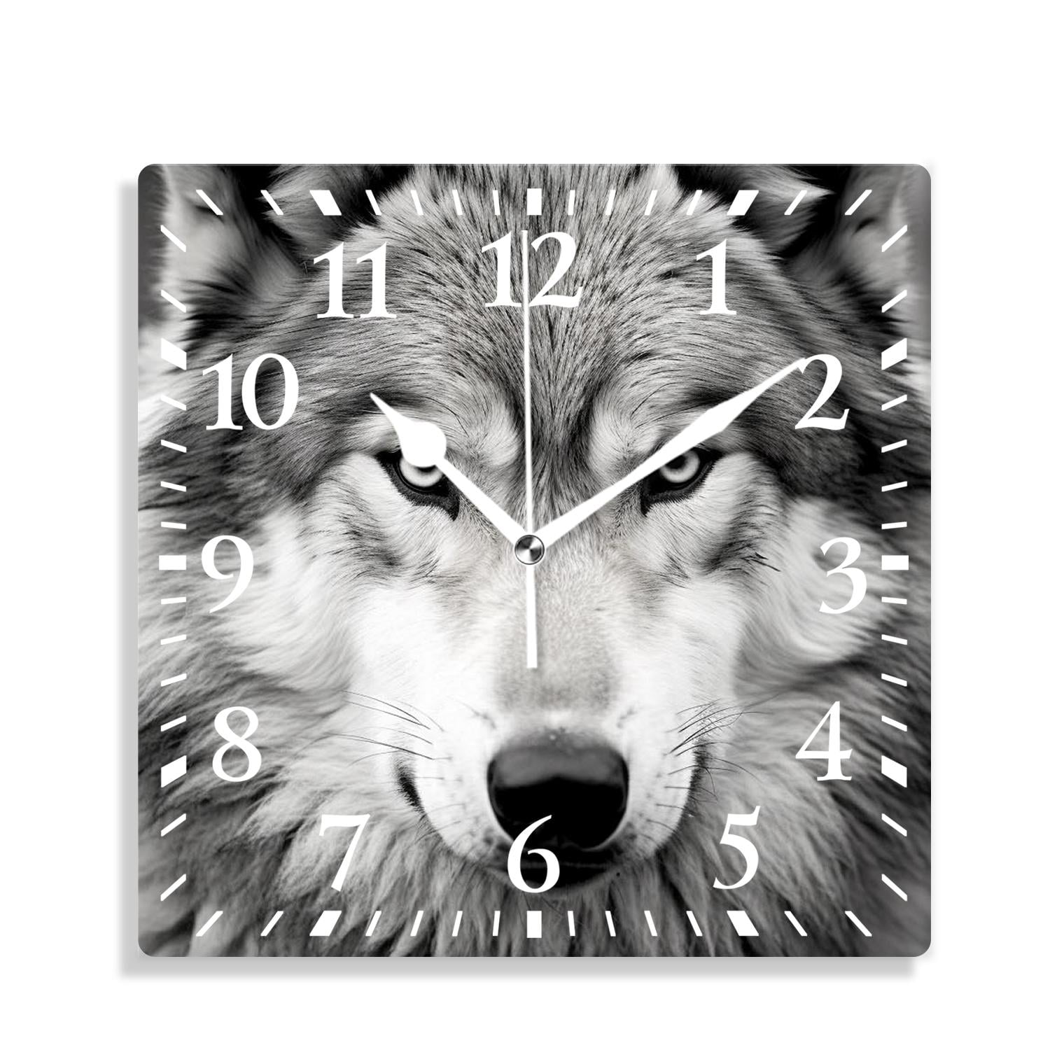 10 Inch Wall Clock Battery Operated Silent Clock Decorative for Office ...