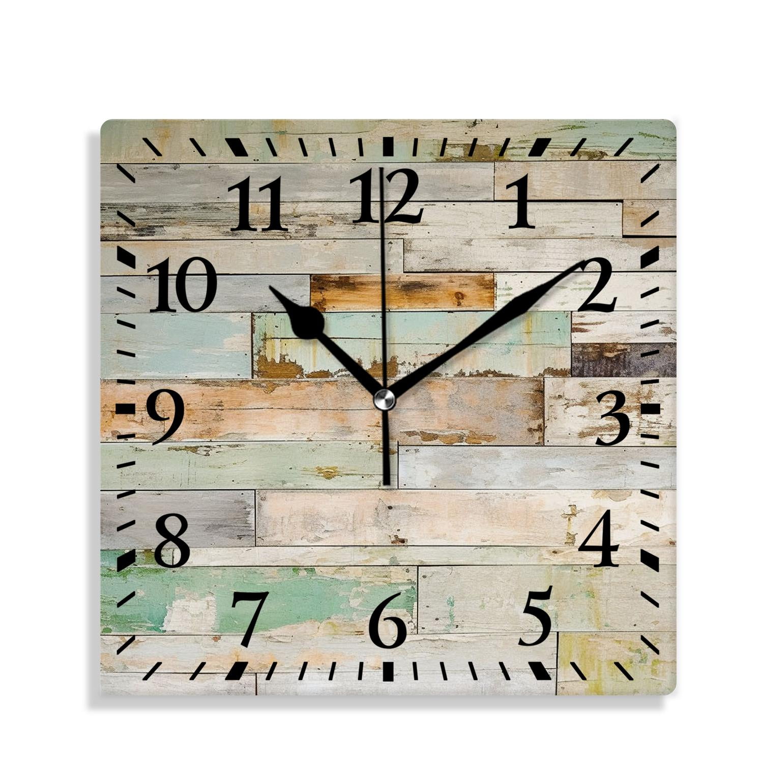 10 Inch Wall Clock Battery Operated Silent Clock Decorative for Office ...