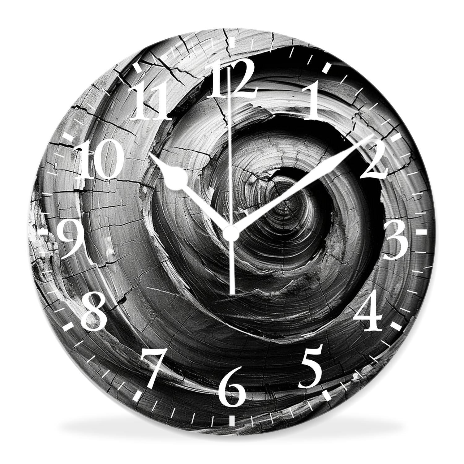 10 Inch Wall Clock Battery Operated Silent Clock Decorative for Office ...