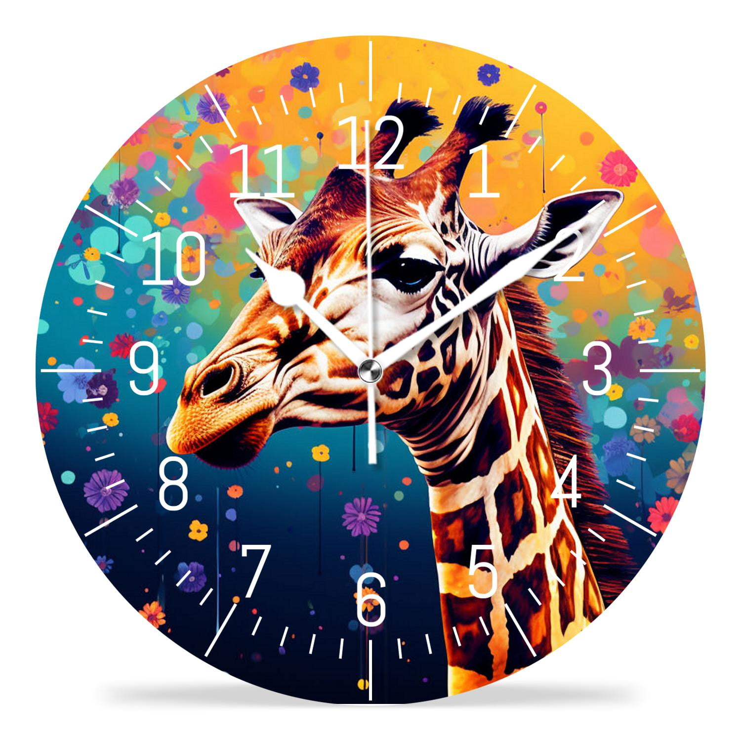 10 Inch Wall Clock Battery Operated Silent Clock Decorative for Office ...