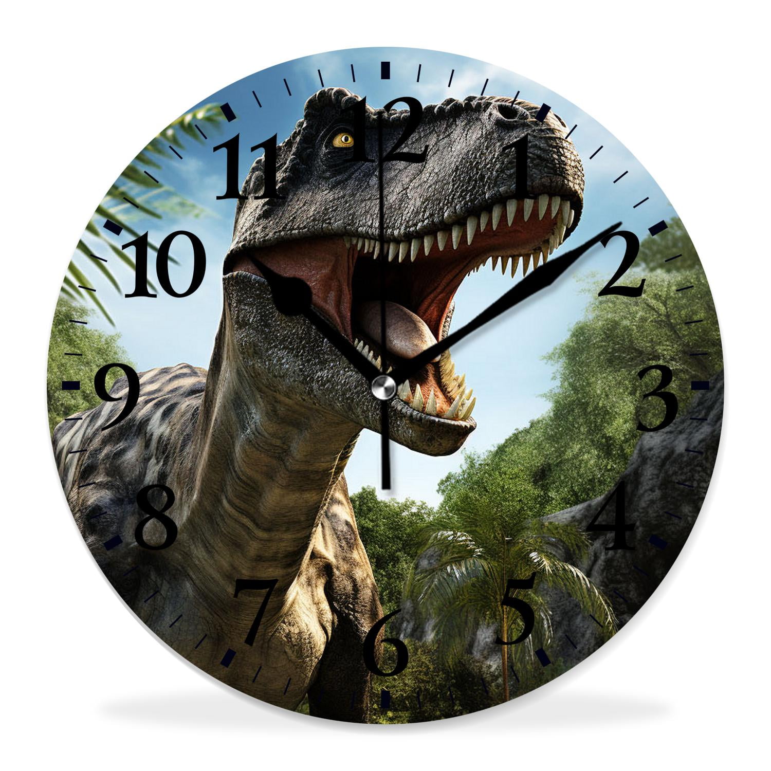 10 Inch Wall Clock Battery Operated Silent Clock Decorative for Office ...