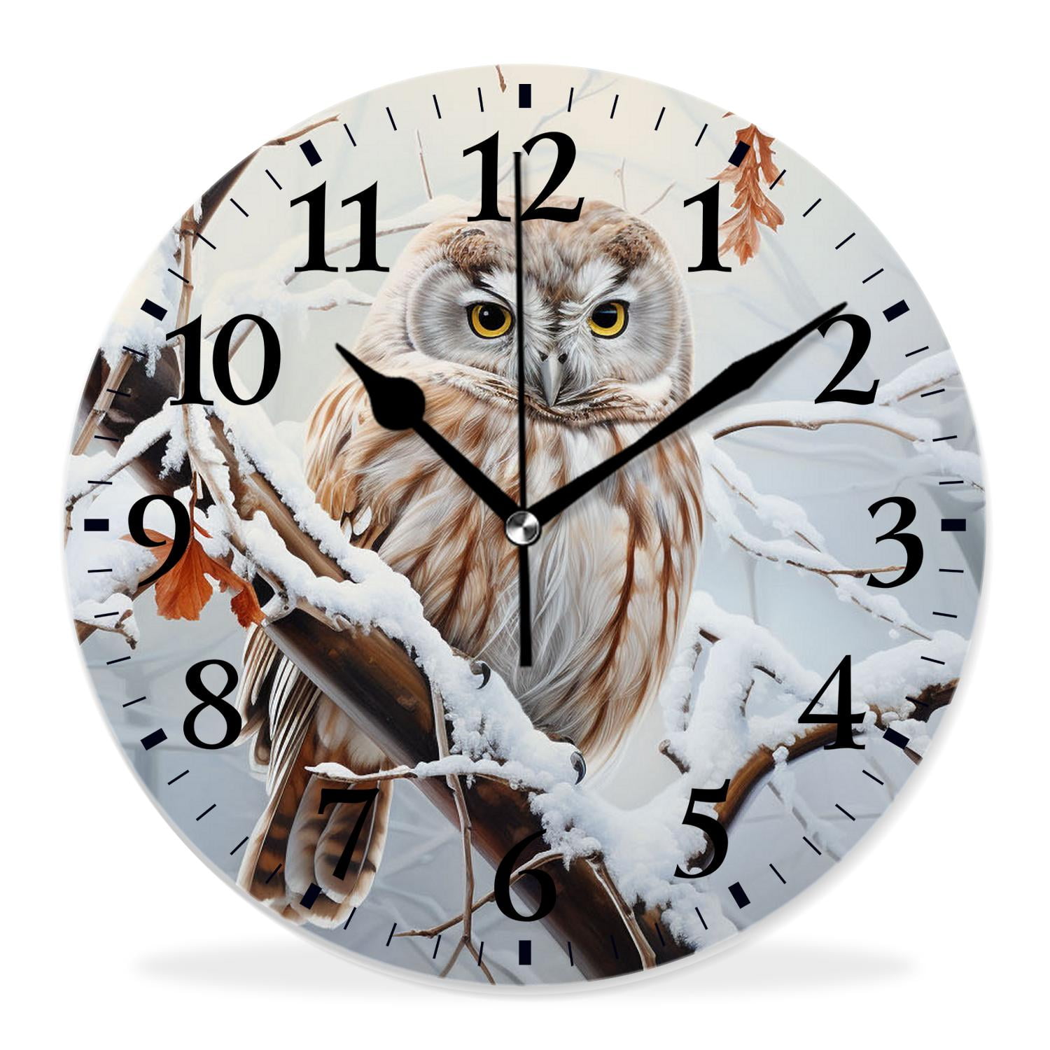10 Inch Wall Clock Battery Operated Silent Clock Decorative for Office ...