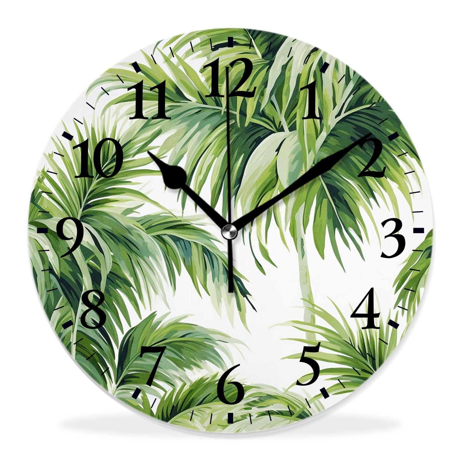 10 Inch Wall Clock Battery Operated Silent Clock Decorative for Office ...