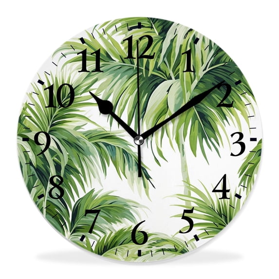 10 Inch Wall Clock Battery Operated Silent Clock Decorative for Office ...