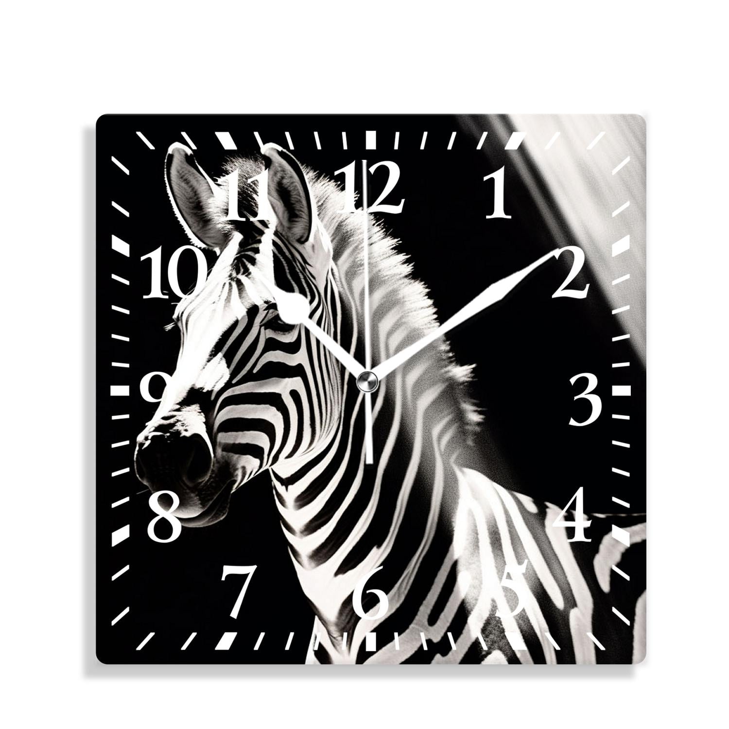 10 Inch Wall Clock Battery Operated Silent Clock Decorative for Office ...
