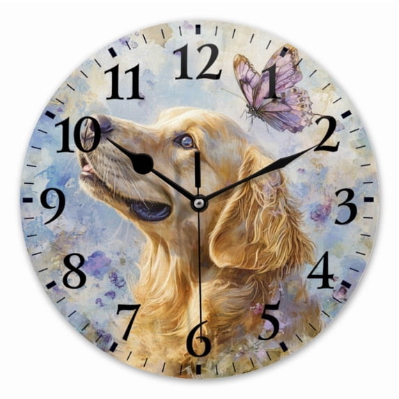 10 Inch Wall Clock Battery Operated Square Clock for Office, Kitchen ...