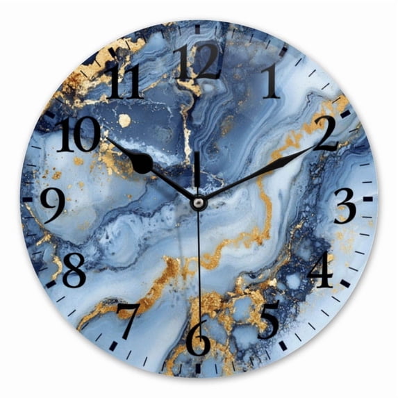 10 Inch Wall Clock Battery Operated Square Clock for Office, Kitchen ...