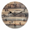 10 Inch Wall Clock Battery Operated Square Clock for Office, Kitchen ...