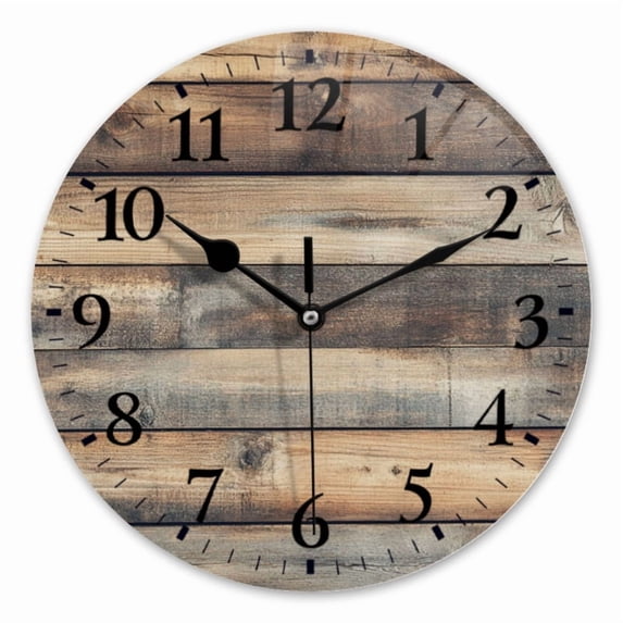 10 Inch Wall Clock Battery Operated Square Clock for Office, Kitchen ...