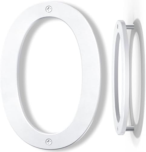 10 Inch White House Numbers for Outside, Large Floating Home Address ...