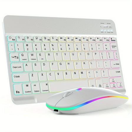 HyperGear 4-in-1 Gaming Kit, Includes Full-Sized RGB Backlit Keyboard ...