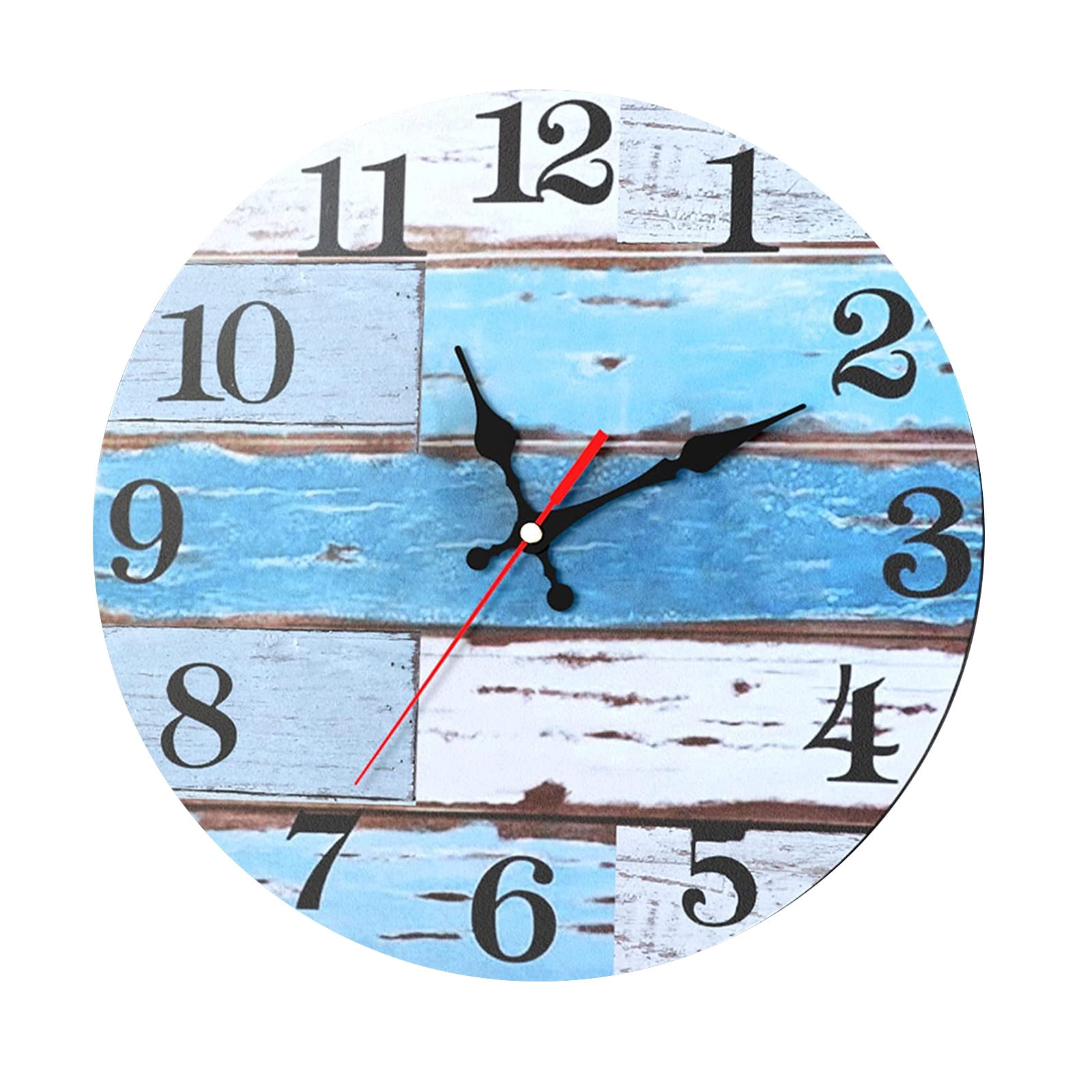 10 Inch Wooden Wall Clock, Modern Minimalist Digital Clock - With ...