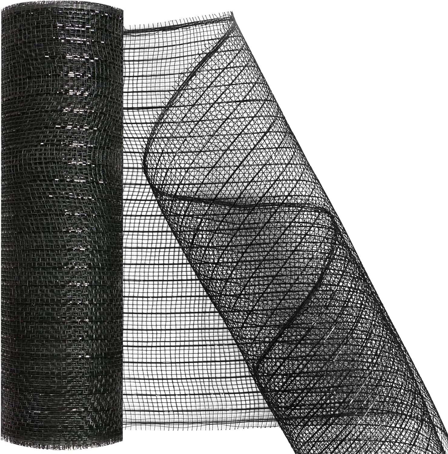 10 Inch x 30 Feet Decor Mesh Ribbon with Metallic Foil， Deco Mesh ...