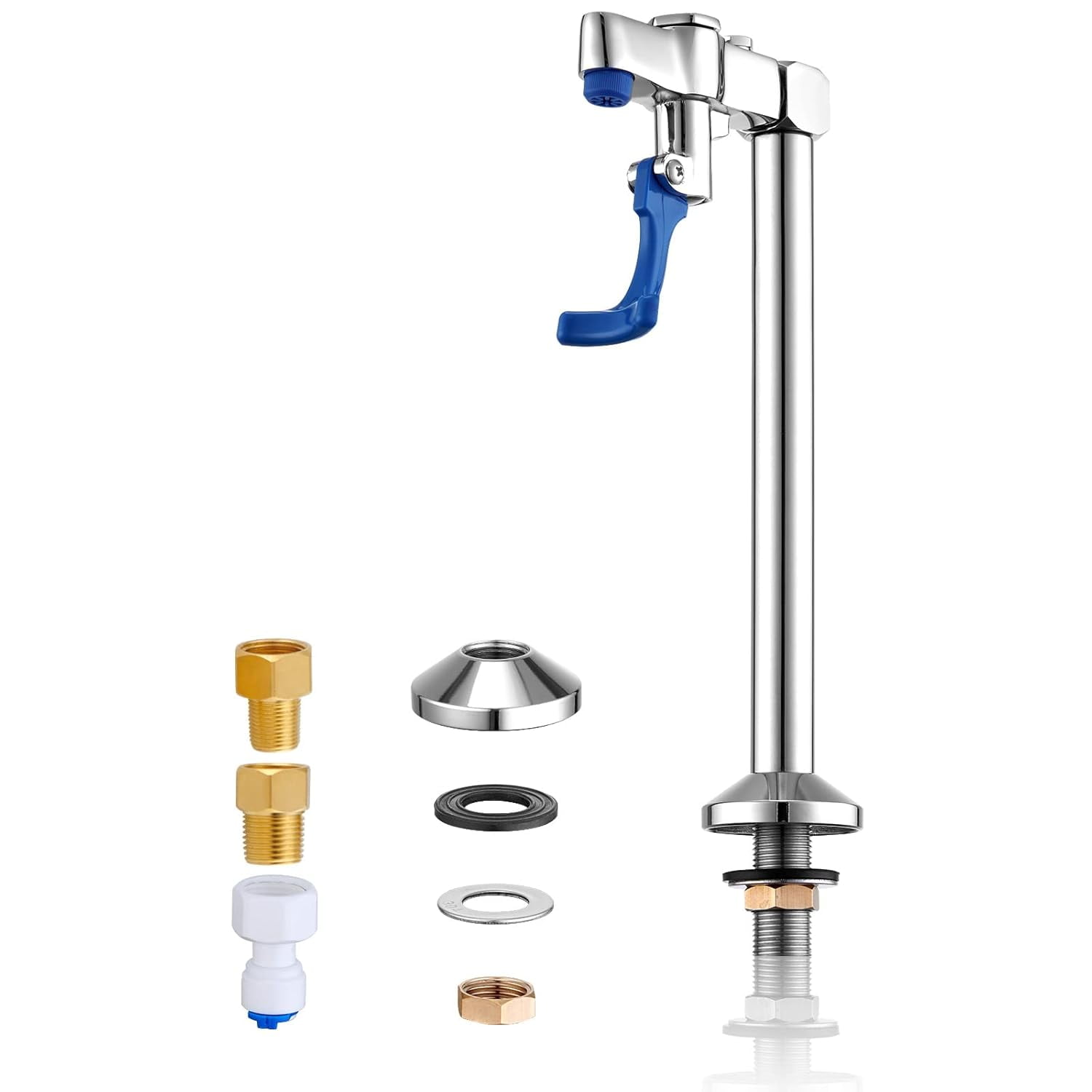10 Inches Glass Filler 12 Inch NPT Male Inlet Deck Mount Glass Filler ...
