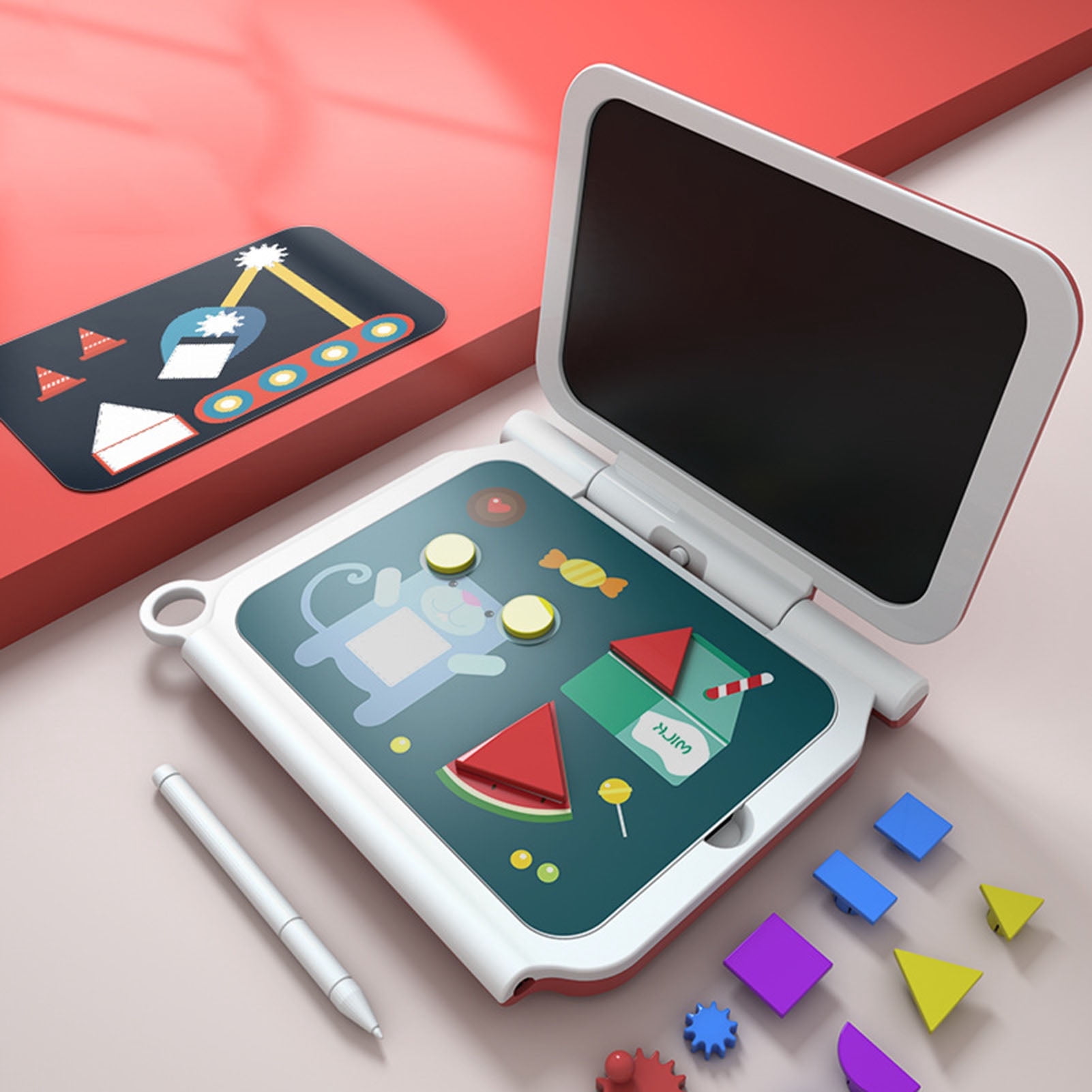 10 Inches LCD Writing Tablet DIY Toy Notepad Drawing Pad With Colorful ...
