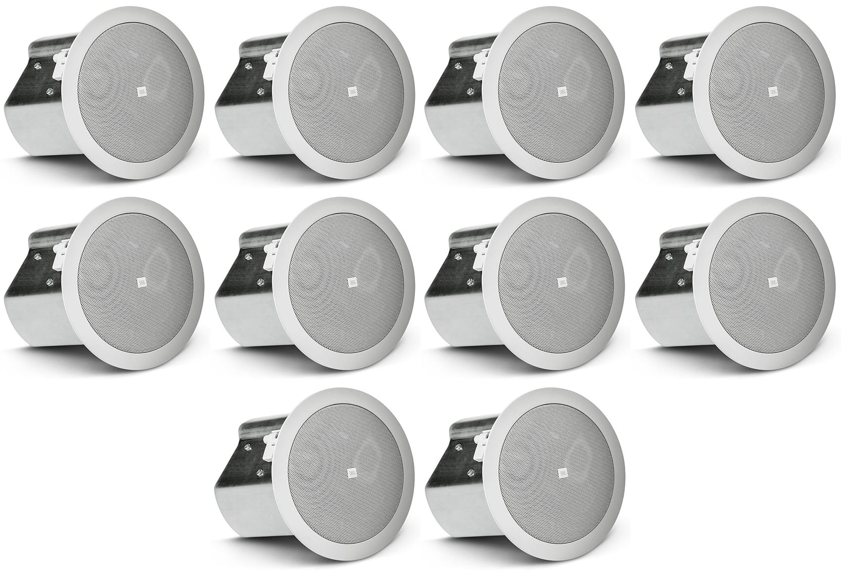 (10) JBL CONTROL 14C/T 4" 25w 70v In-Ceiling Speakers For Restaurant ...