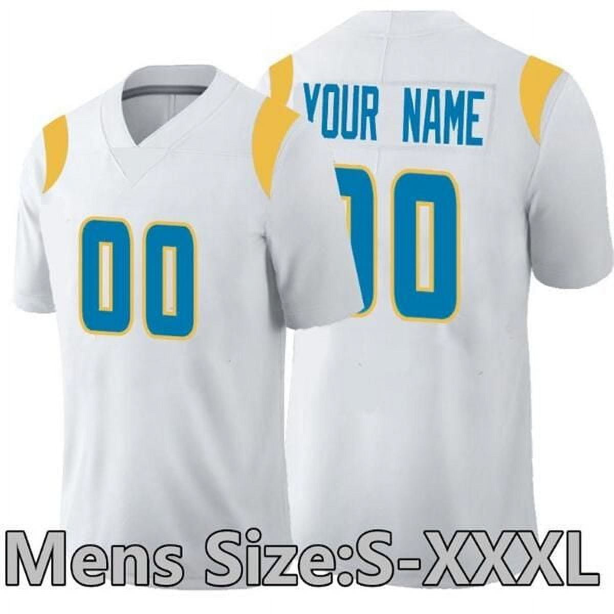 10 Justin Herbert Jersey 3 Derwin James Jr 52 Khalil Mack Football ...