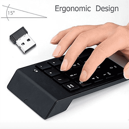 Logitech Wireless Keyboard - Full-Sized Keyboard with Palm Rest, 2.4 ...