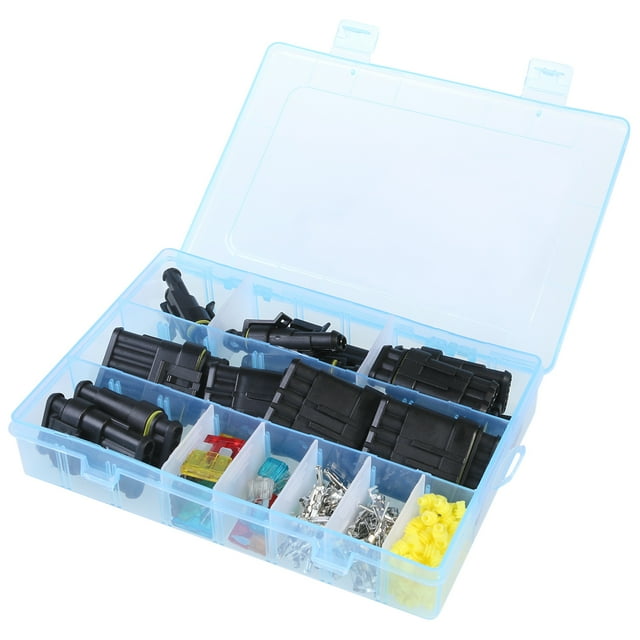10 Kit AMP Socket Dustproof Connectors Trailer Lighting Connectors 1 ...