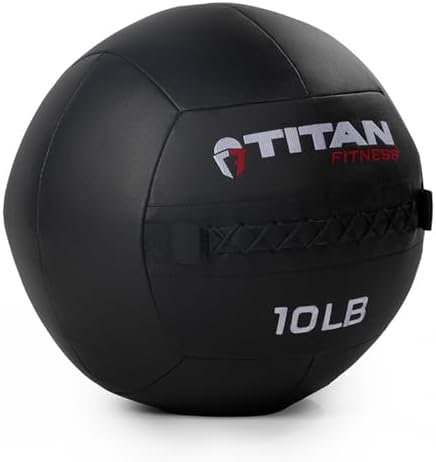 10 LB Composite Wall Ball, Soft Poly-Composite Laminate Cross Texture ...