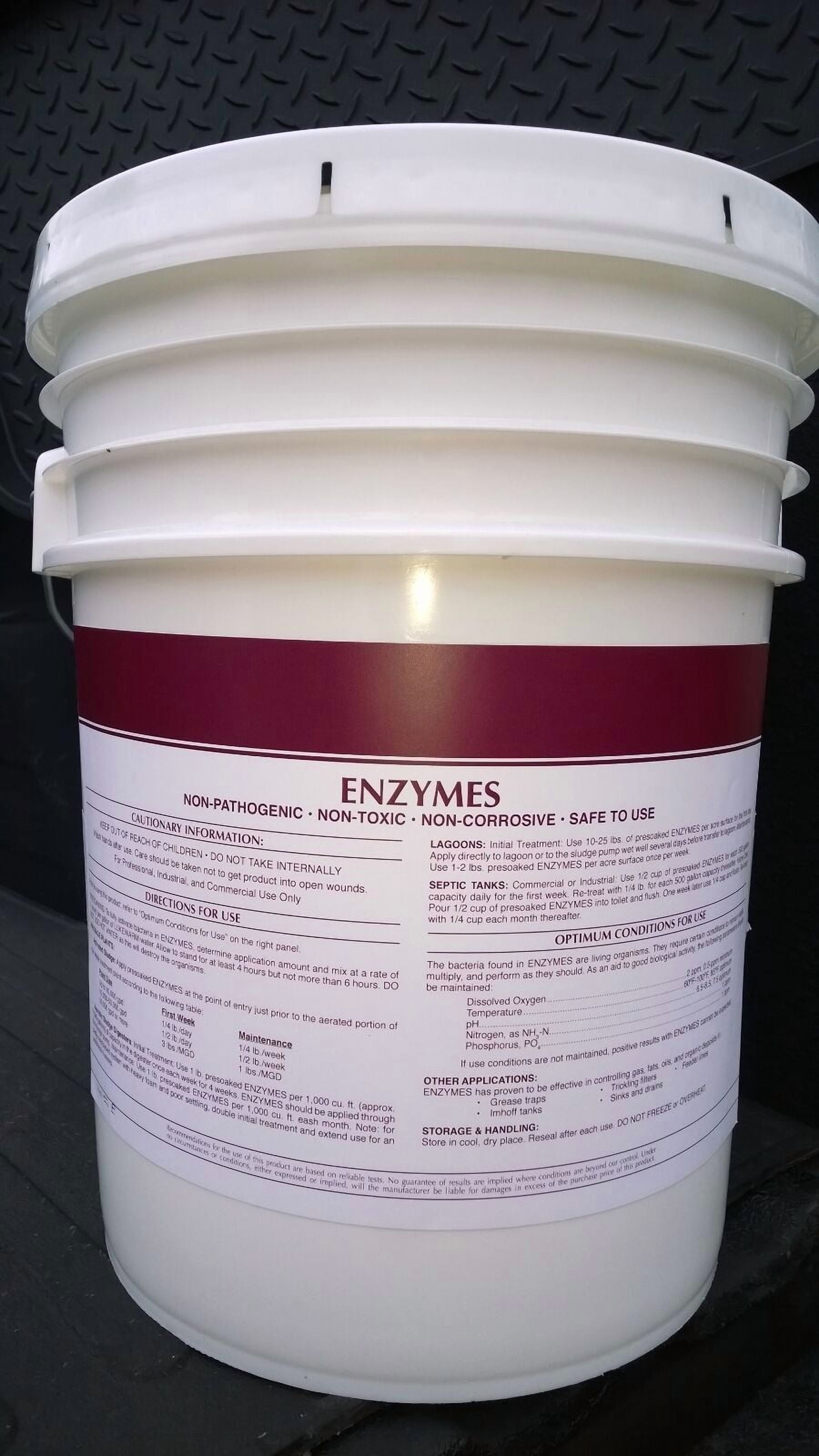 10 LBS POWDER BACTERIA ENZYME DRAIN CLEANER SEPTIC TANK GREASE TRAP ...