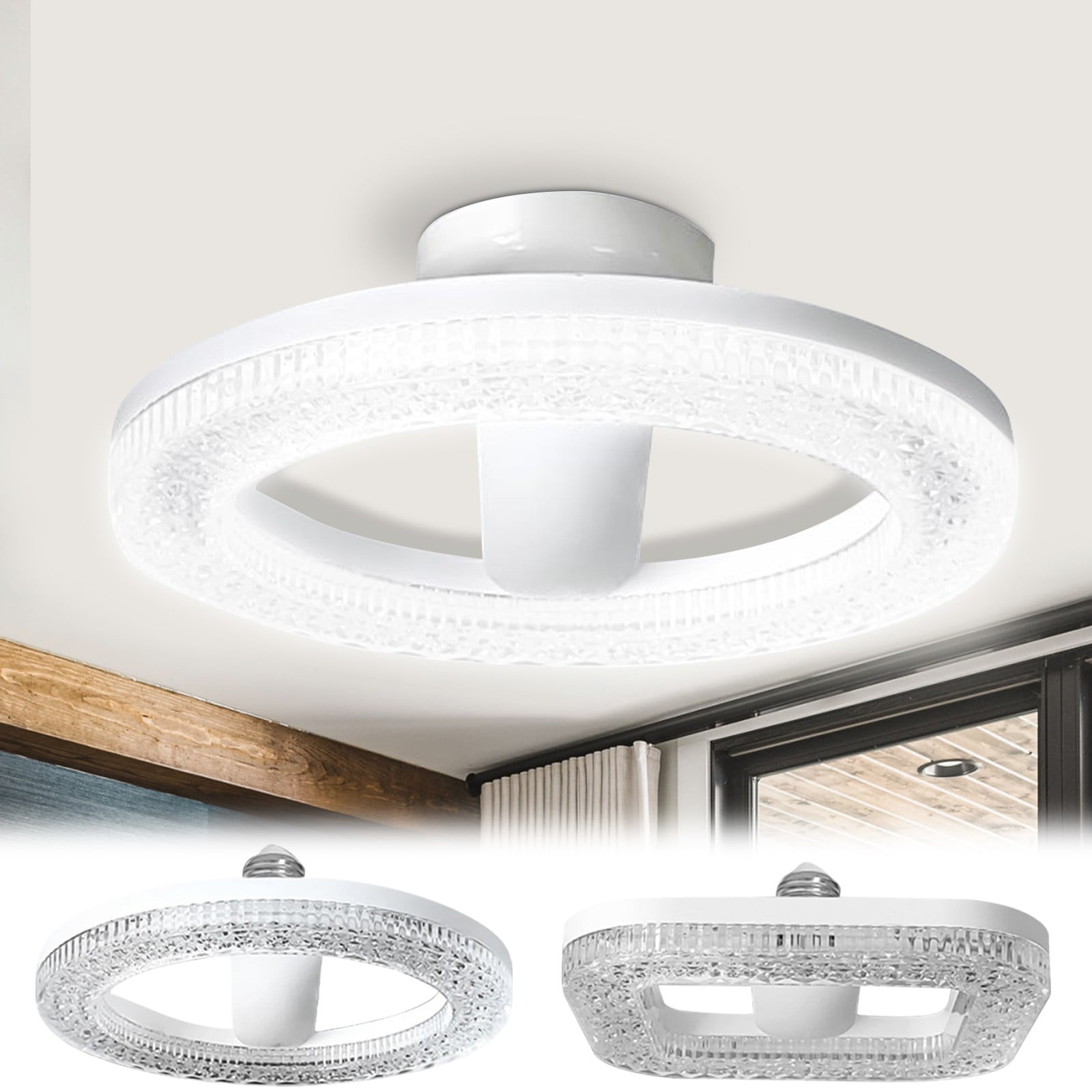 Under 10, LED Bulb E27 Circular, Energy Saving, Eye Protection, Acrylic ...