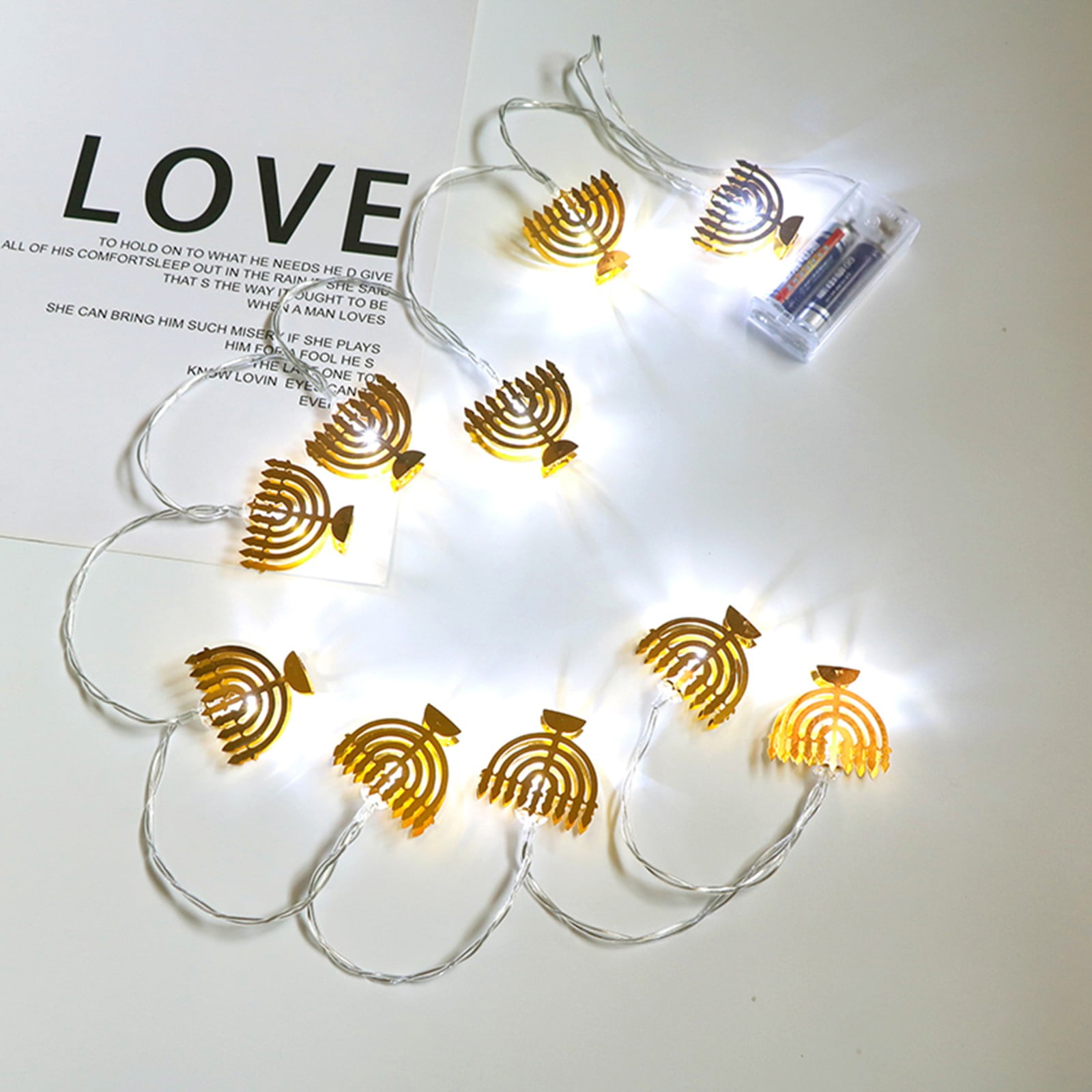 10 LED Chanukah Hanukkah Gaming Party Neon Party Lights for Indoor ...