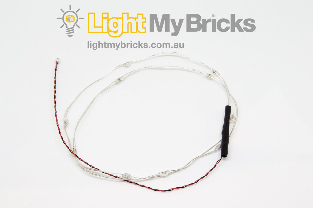 10-LIGHT MULTI-COLOUR CHANGING LED LIGHT STRING BY LIGHT MY BRICKS ...