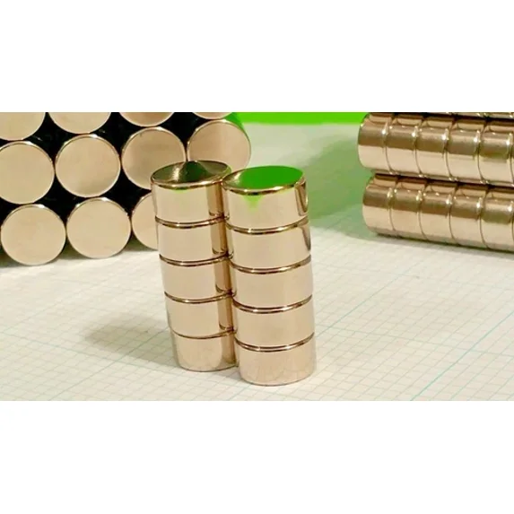 10 Large Neodymium N52 Disk Magnets. Super Strong Rare Earth 1/2" X 3/ ...