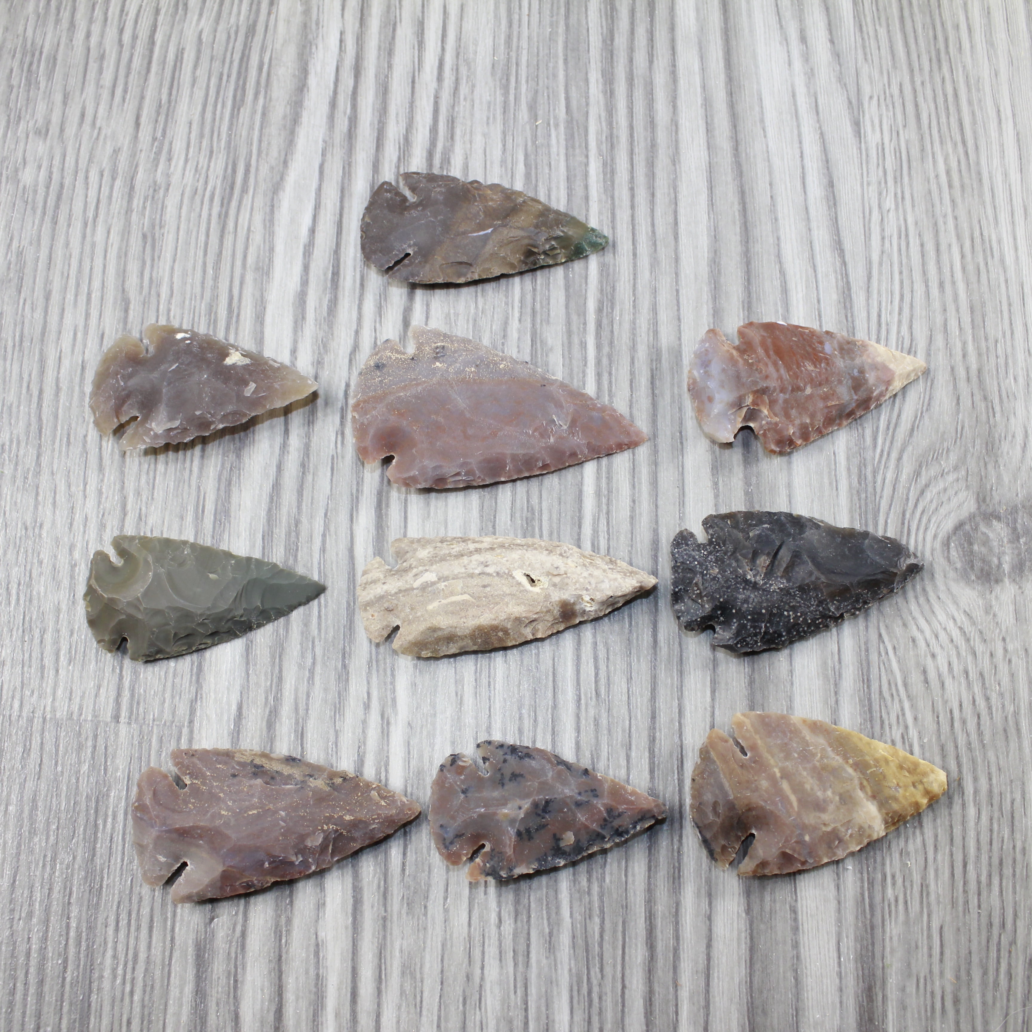 10 Large Stone Ornamental Arrowheads #1543 Arrowhead - Walmart.com